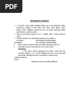 PAN Card Surrender Request Format | PDF | Affidavit