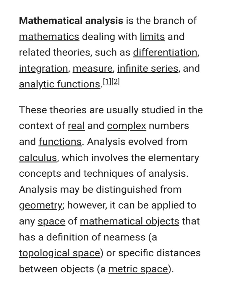 Mathematical Analysis | PDF | Measure (Mathematics) | Mathematical Analysis