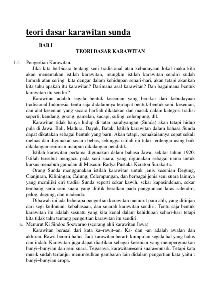 Carita Sunda | PDF