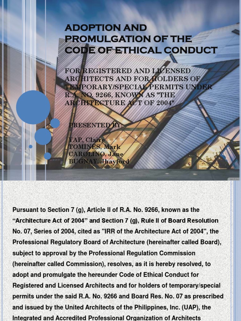 SPP No. 200 Code of Ethical Conduct | PDF | General Contractor | Employment