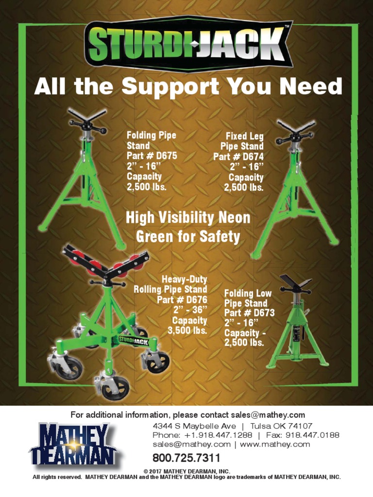 Mathey Dearman Sturdi-Jack PDF | PDF