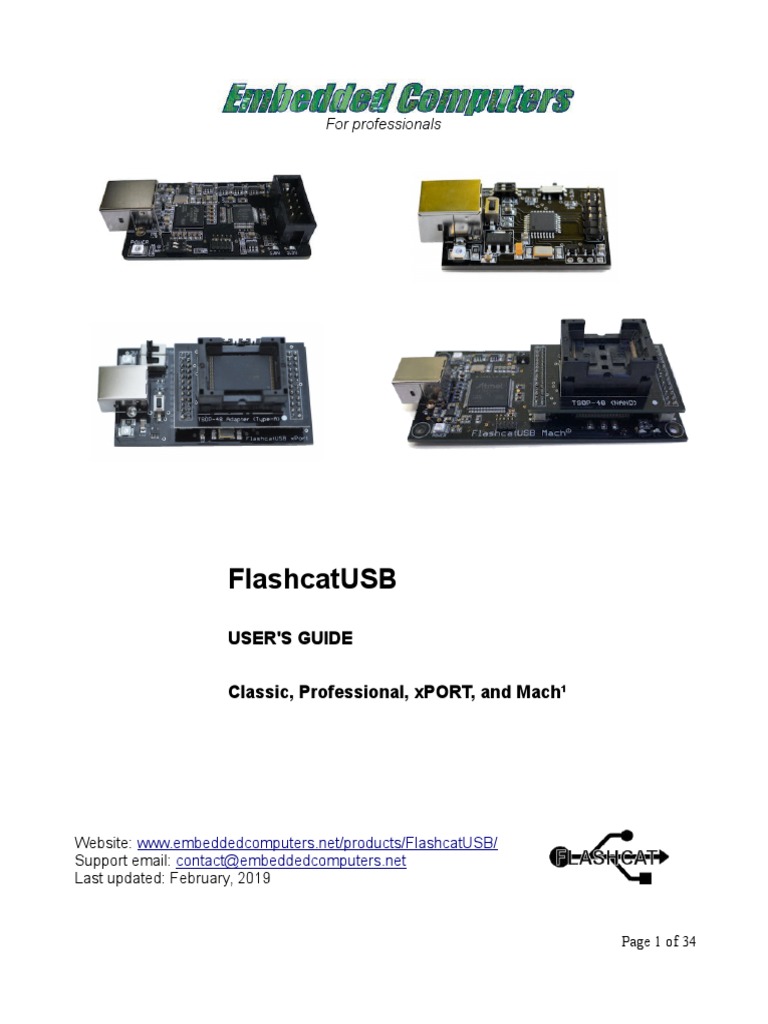 FlashcatUSB Manual | PDF | Flash Memory | Booting
