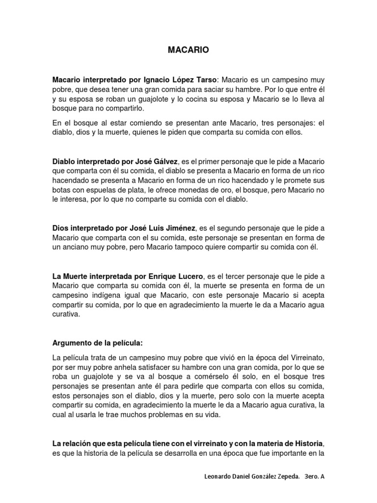Macario | PDF