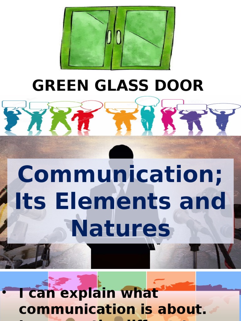 Oral Comm - Elements and Nature | PDF | Career & Growth