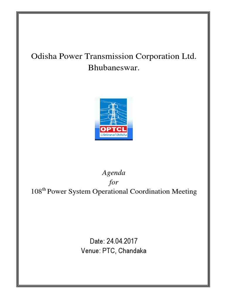 OPTCL | PDF | Electrical Grid | Electrical Substation