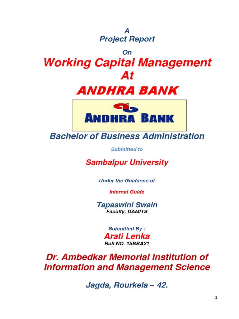 Aarti Project | PDF | Working Capital | Balance Sheet