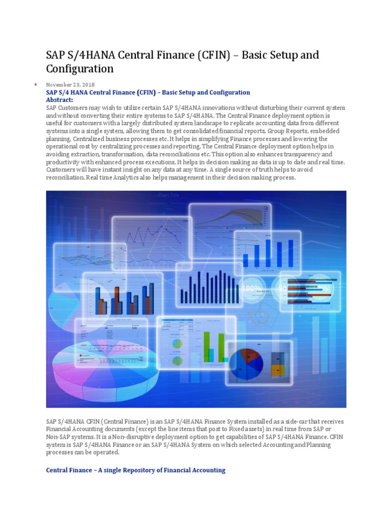 SAP S4 HANA CentralFinance | Replication (Computing) | Prototype