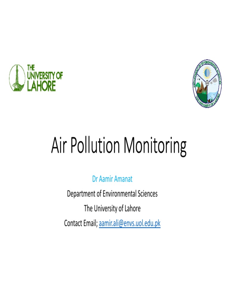 Air Pollution Monitoring | PDF | Particulates | Air Pollution