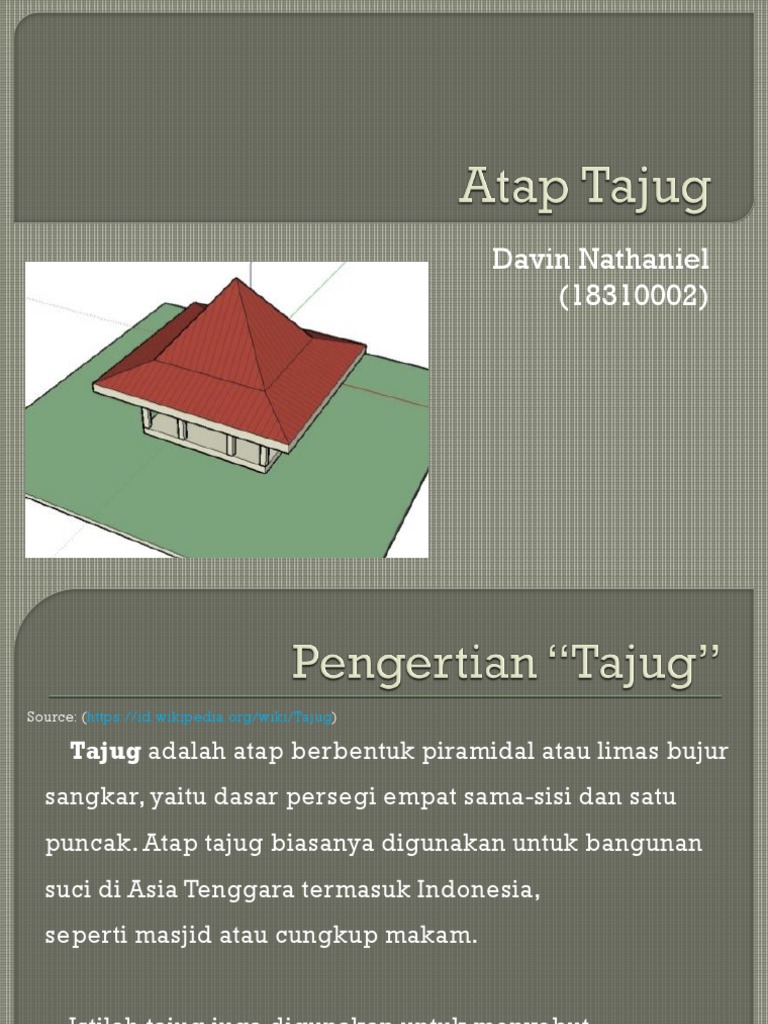 Atap Tajug | PDF | Seni