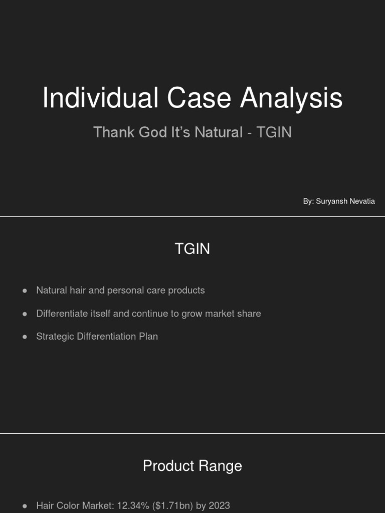 Individual Case Analysis | PDF