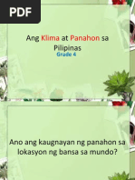 Aralin 1.3 (Klima at Panahon NG Pilipinas | PDF