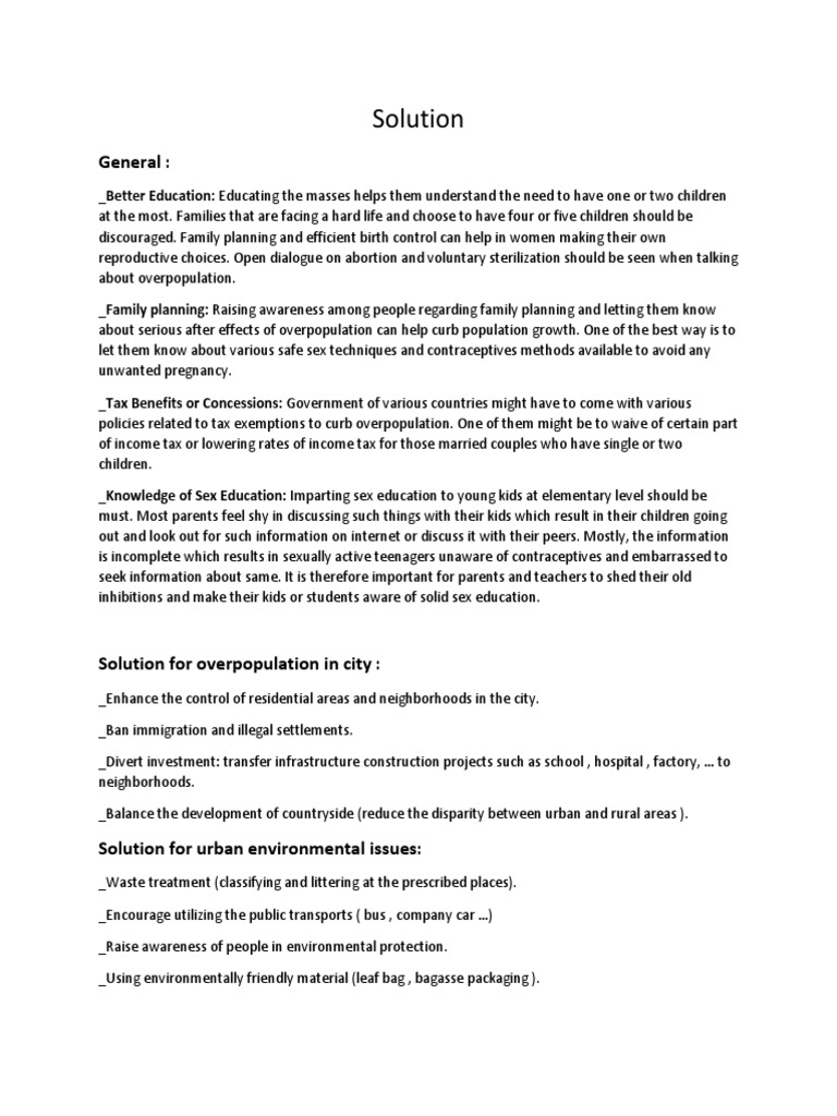 Population Control Strategies | PDF