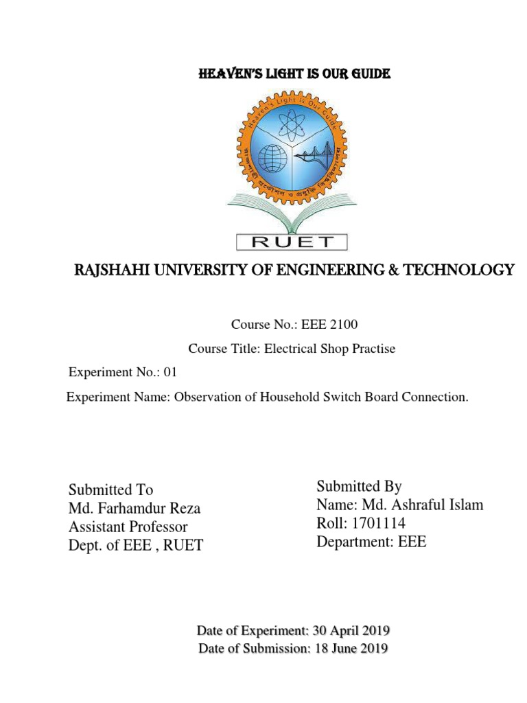 Cover Page Eee 1204 | PDF