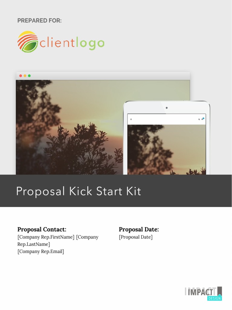 Kick Start Sample Proposal | PDF | Software | Computing