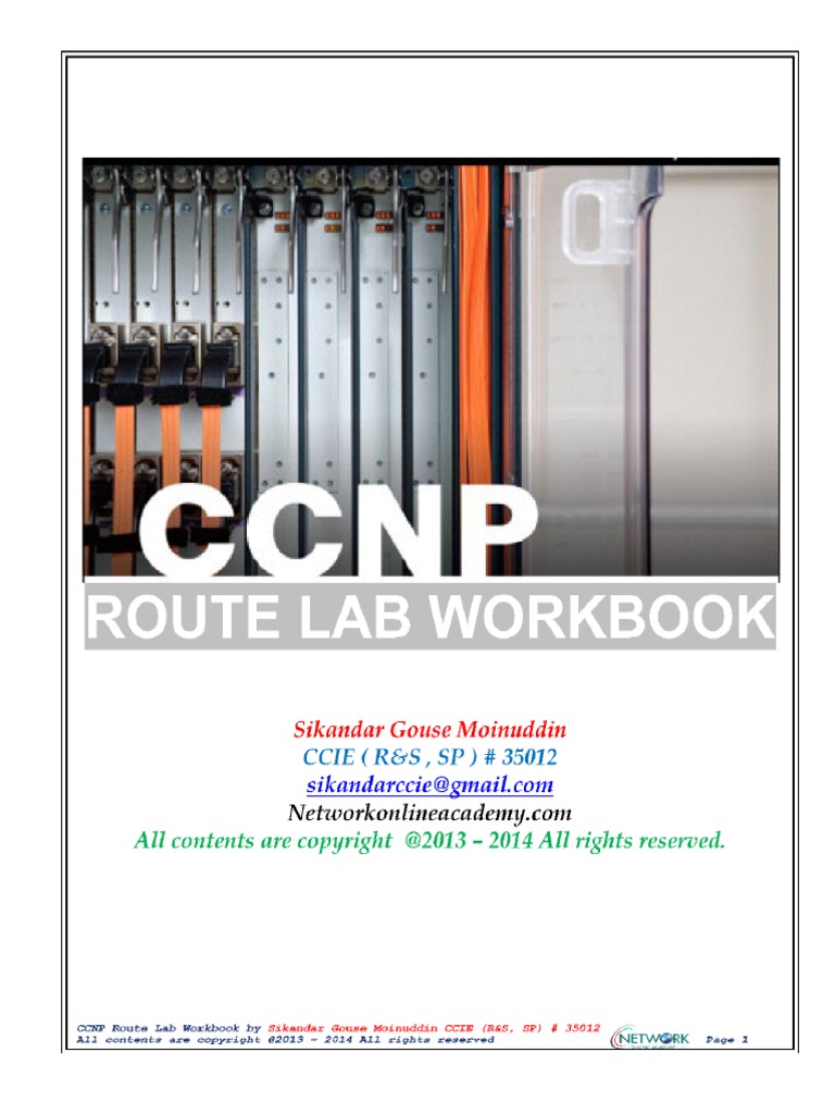 Sikandar CCNP Route Final PDF | PDF