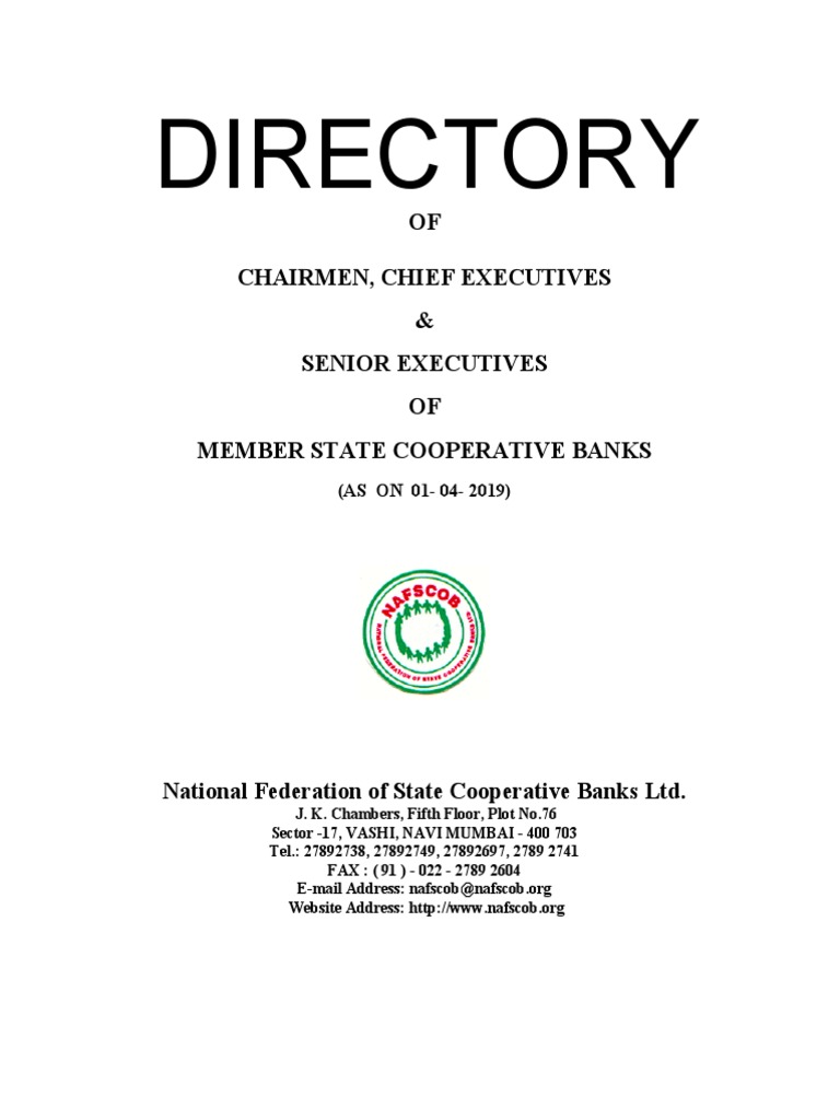 State Co Operative Bank Report | PDF | Information And Communications ...