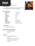 Sample ESC Application Form | PDF