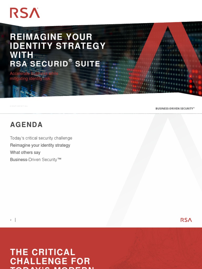 Why RSA Secure ID Suite | PDF | Information Security | Software As A ...