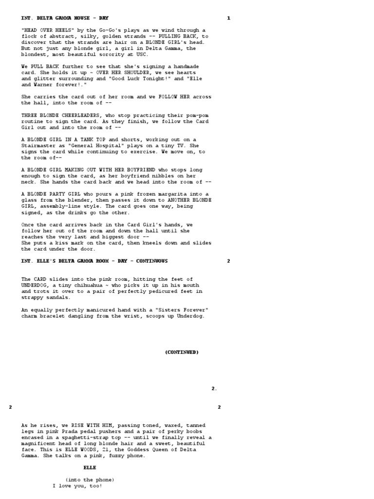 Legally Blonde | PDF