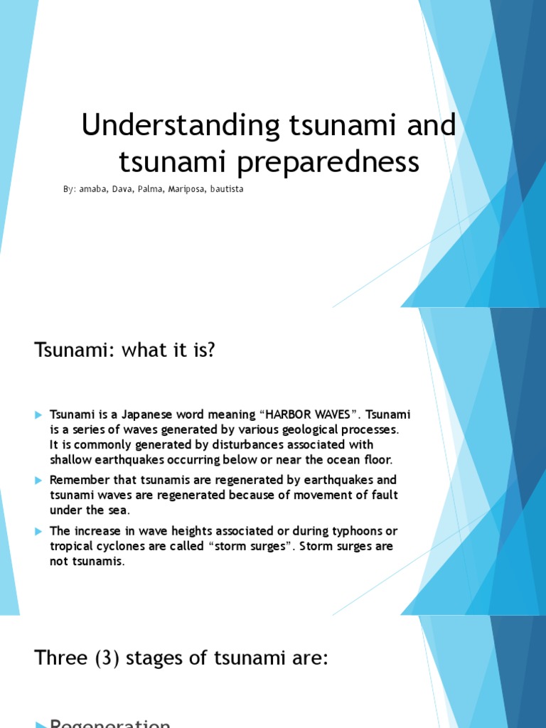 Tsunami Preparedness and Safety Guide | PDF | Tsunami | Earthquakes