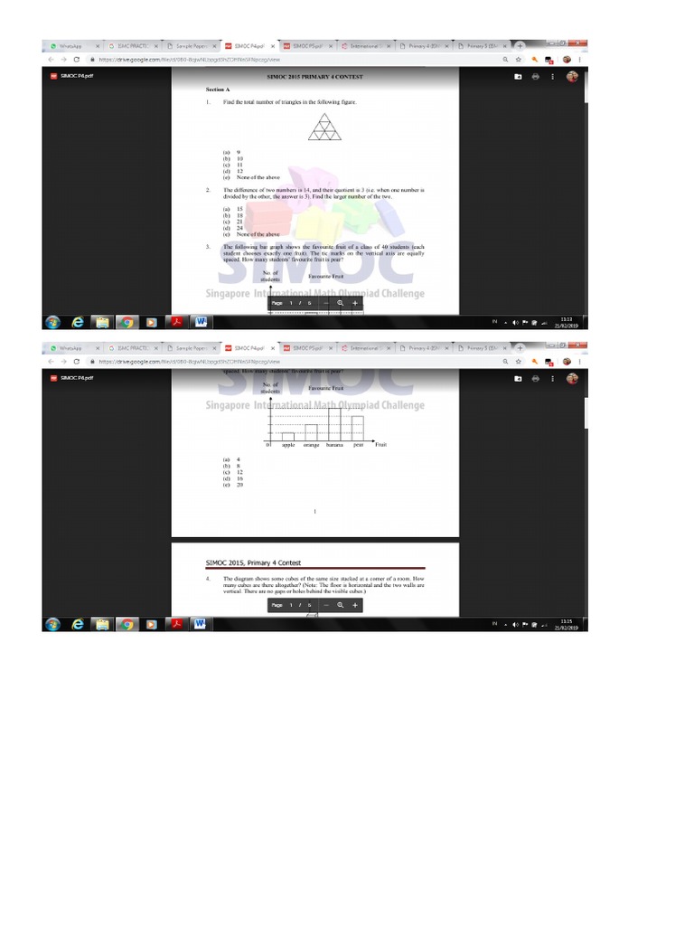 SIMOC 2015 - GR 4 | PDF