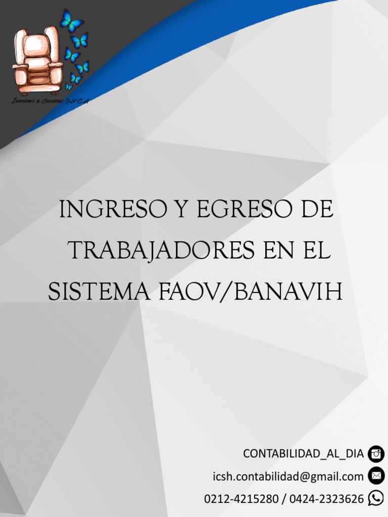 Ingreso y Egreso en FAOV/BANAVIH | PDF | Áreas de informática | Informática
