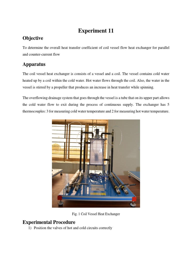 Experiment 11: Objective | PDF | Heat | Heat Transfer