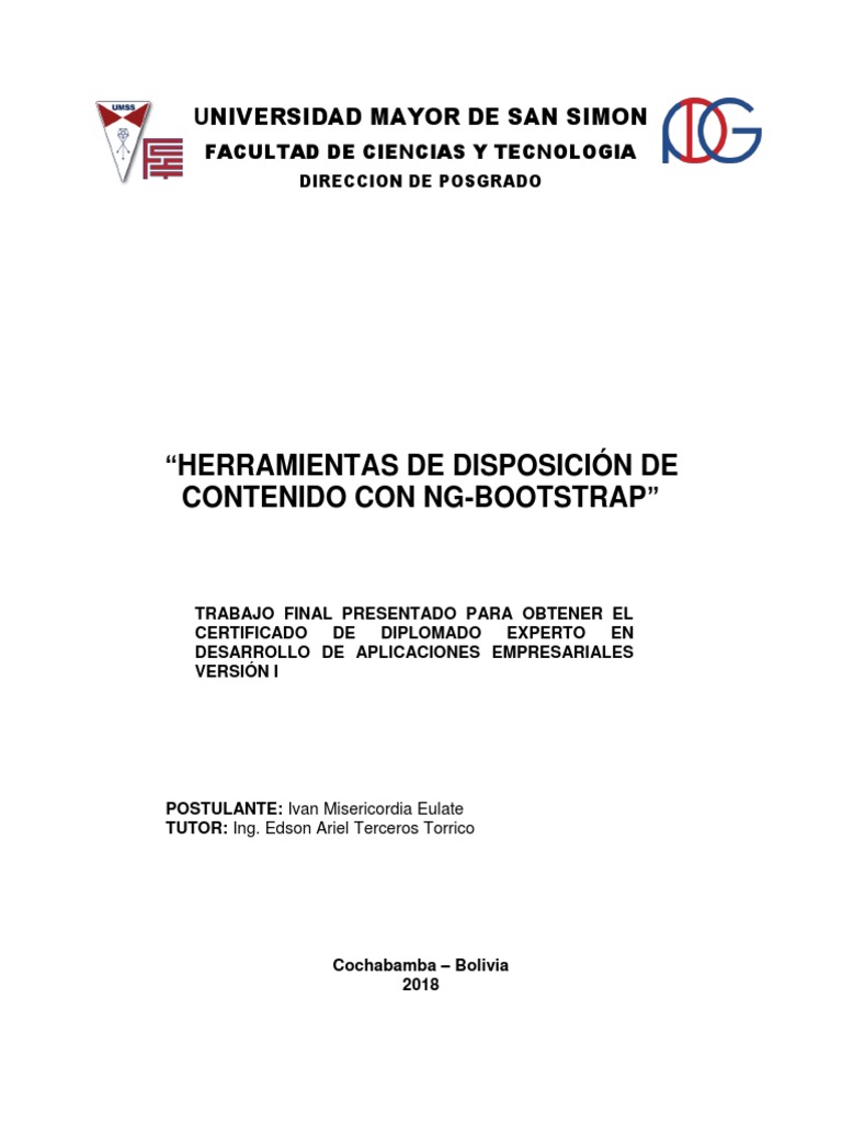 Herramientas de Disposicion de Contenido Con Ng-Bootstrap | PDF | Bootstrap (marco frontal ...