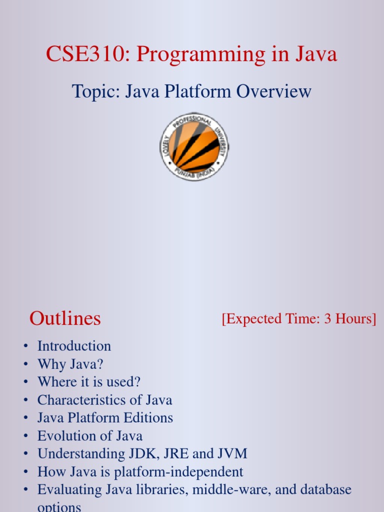 An Overview of the Java Programming Language Platform | PDF | Java Virtual Machine | Java ...
