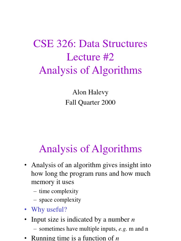 Lecture 2 | PDF | Time Complexity | Theory Of Computation