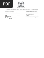 Assistant Chief Letterhead Template | PDF