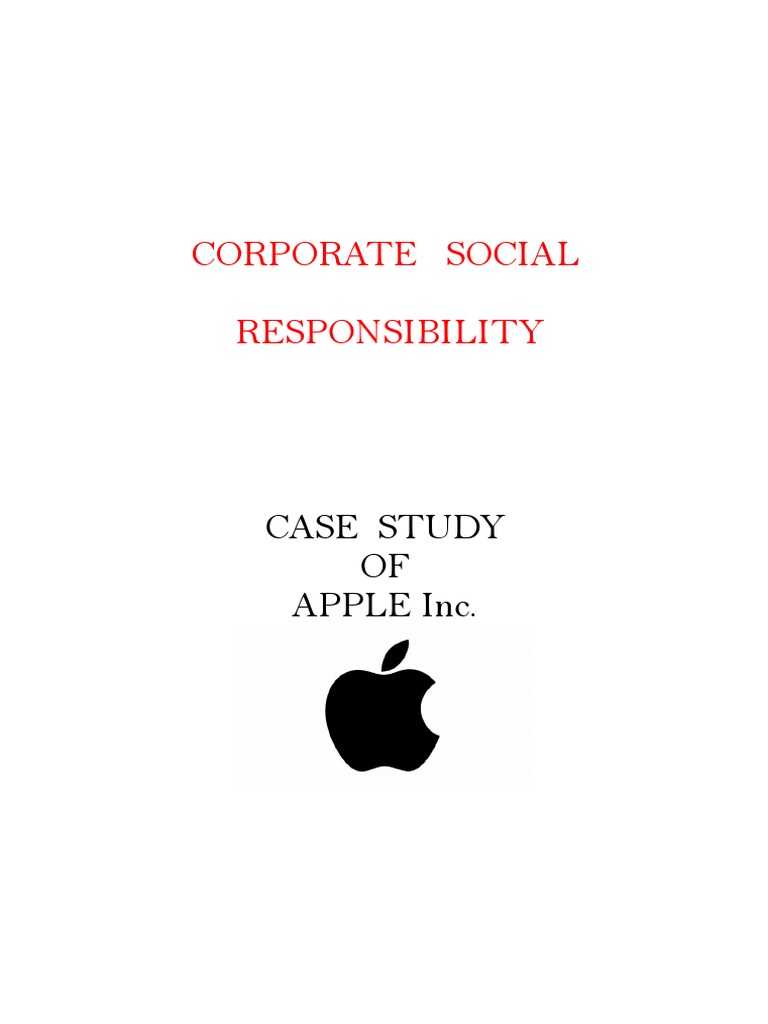 CSR | PDF | Corporate Social Responsibility | Apple Inc.