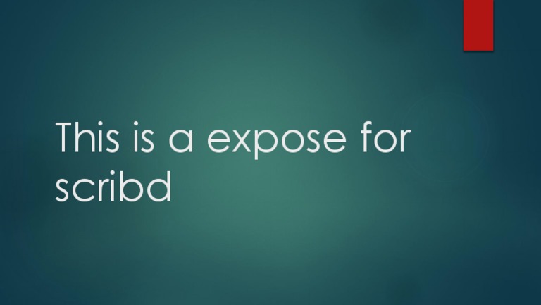 Presentación Scribd | PDF