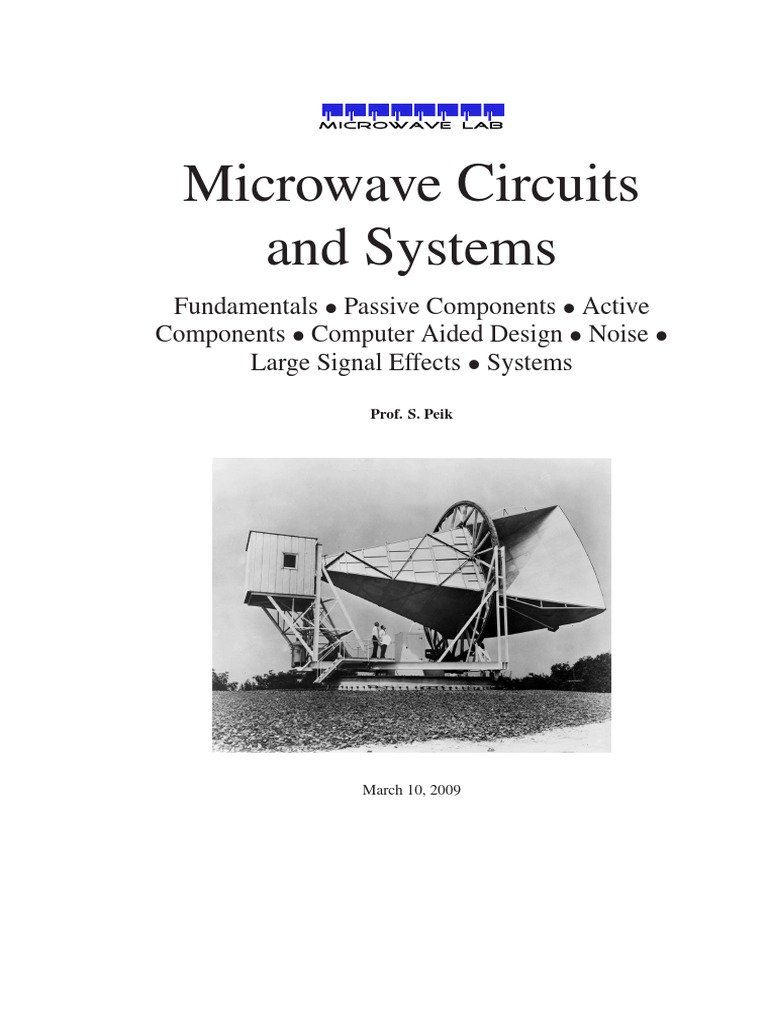 Microwave Engineering Essentials | PDF | Transmission Line | Oscillation