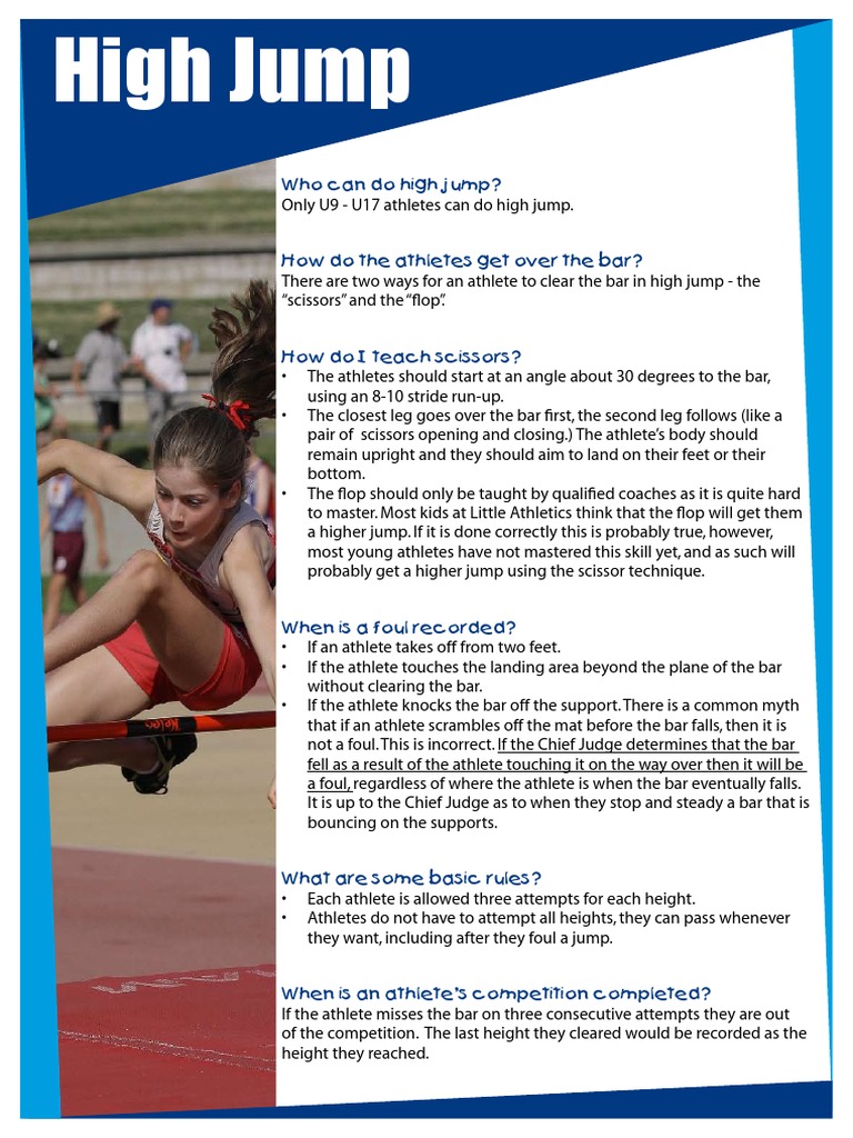 Who Can Do High Jump? | PDF | Sports | Recreation