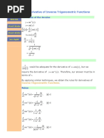 Trigonometry Identities - Formula - Sheet - Mathletics | PDF