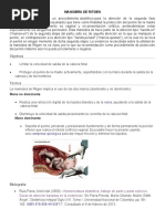 Maniobra de Ritgen | PDF | Parto | Reproducción