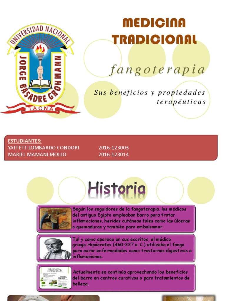 Fangoterapia Expo Med Tradicional | PDF | Especialidades Medicas ...