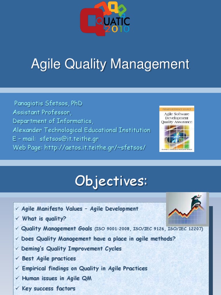 Agile Quality Management | PDF | Agile Software Development | Test ...