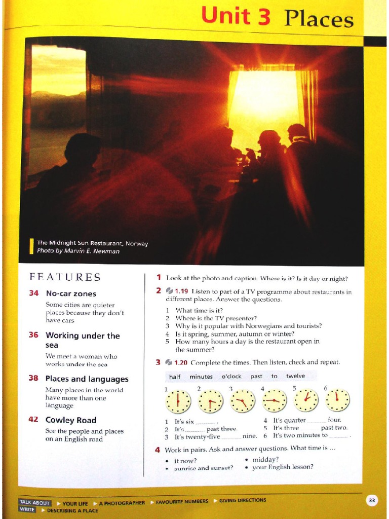 Unit 3 Places | PDF