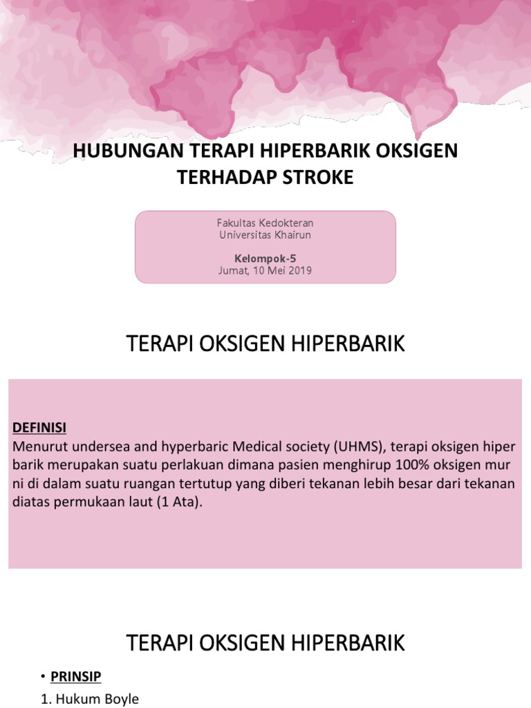 Terapi Oksigen Hiperbarik & Stroke | PDF | Pengembangan Diri | Sains & Matematika