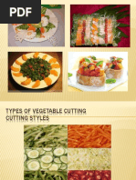 14 Basic Cuts of Vegetables With Sizes | PDF | Cookware And Bakeware | Home