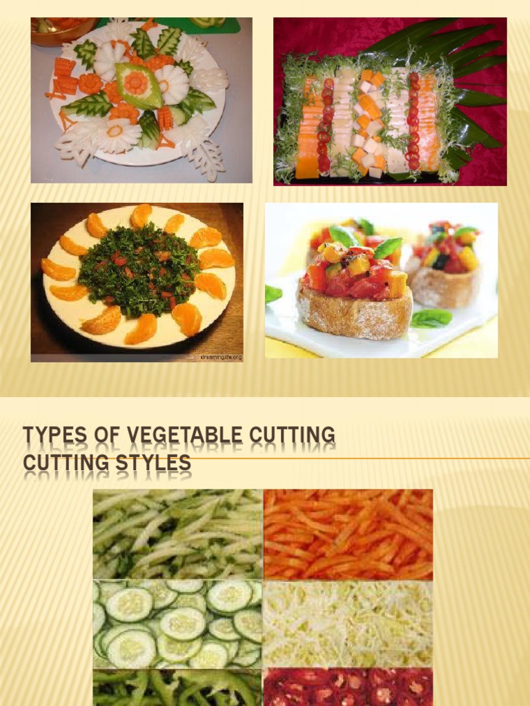 Cutting Methods | PDF | Food And Drink | Cuisine