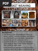 Indigenous Creative Crafts - Module 3 | PDF | Basket Weaving | Weaving