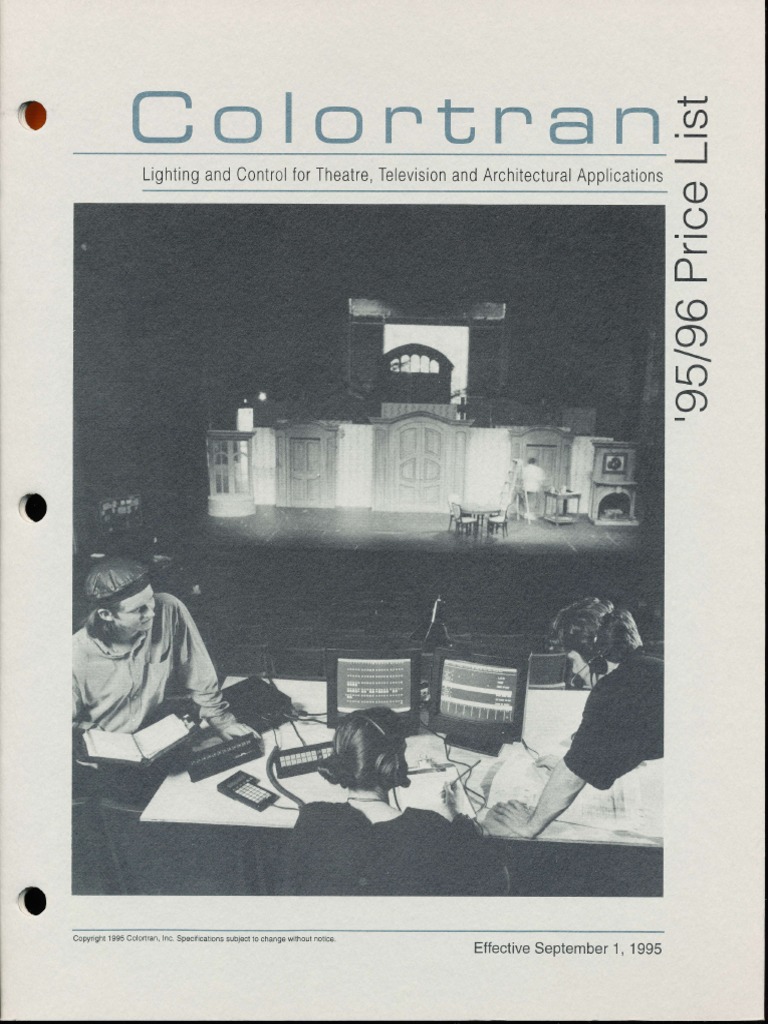 Colortran Price List 1995-1996 | PDF | Damages | Guarantee