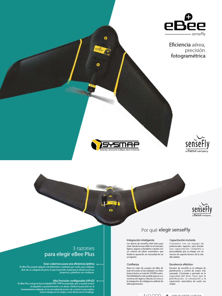 Drones eBee Plus: Precisión y Eficiencia | PDF | Vehículo aéreo no ...