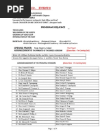 Brigada Eskwela Sample Program | PDF