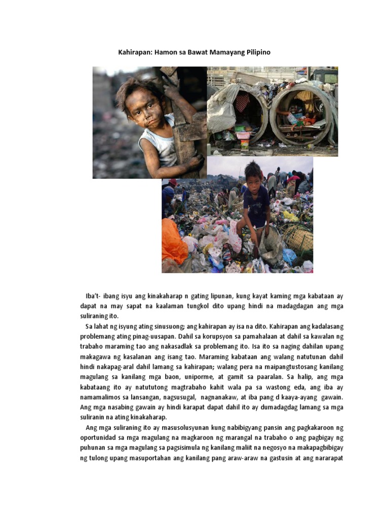 Kahirapan Miles | PDF