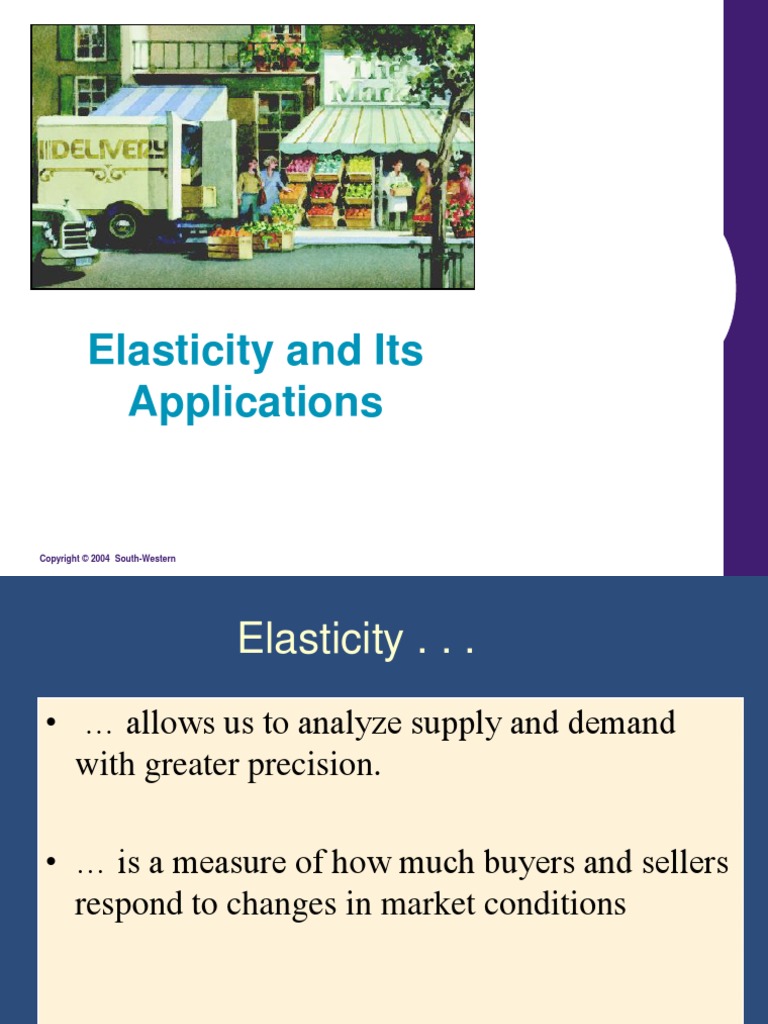 Elasticity and Its Applications | PDF | Price Elasticity Of Demand ...