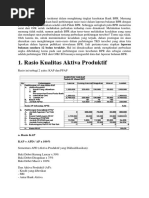 Rumus Rasio ROA BOPO NIM LDR CR NPL | PDF